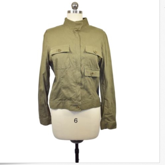 Max Studio | Jackets & Coats | Mssp By Max Studio Green Utility ...